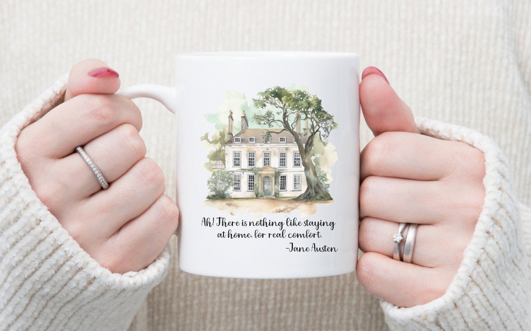 Jane Austen Gift, Jane Austen Mug, Gift for English Teacher, Librarian ...