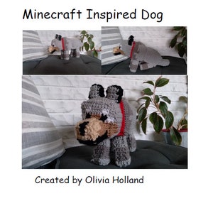 Video Game Pixelated Wolf Crochet Pattern - Etsy