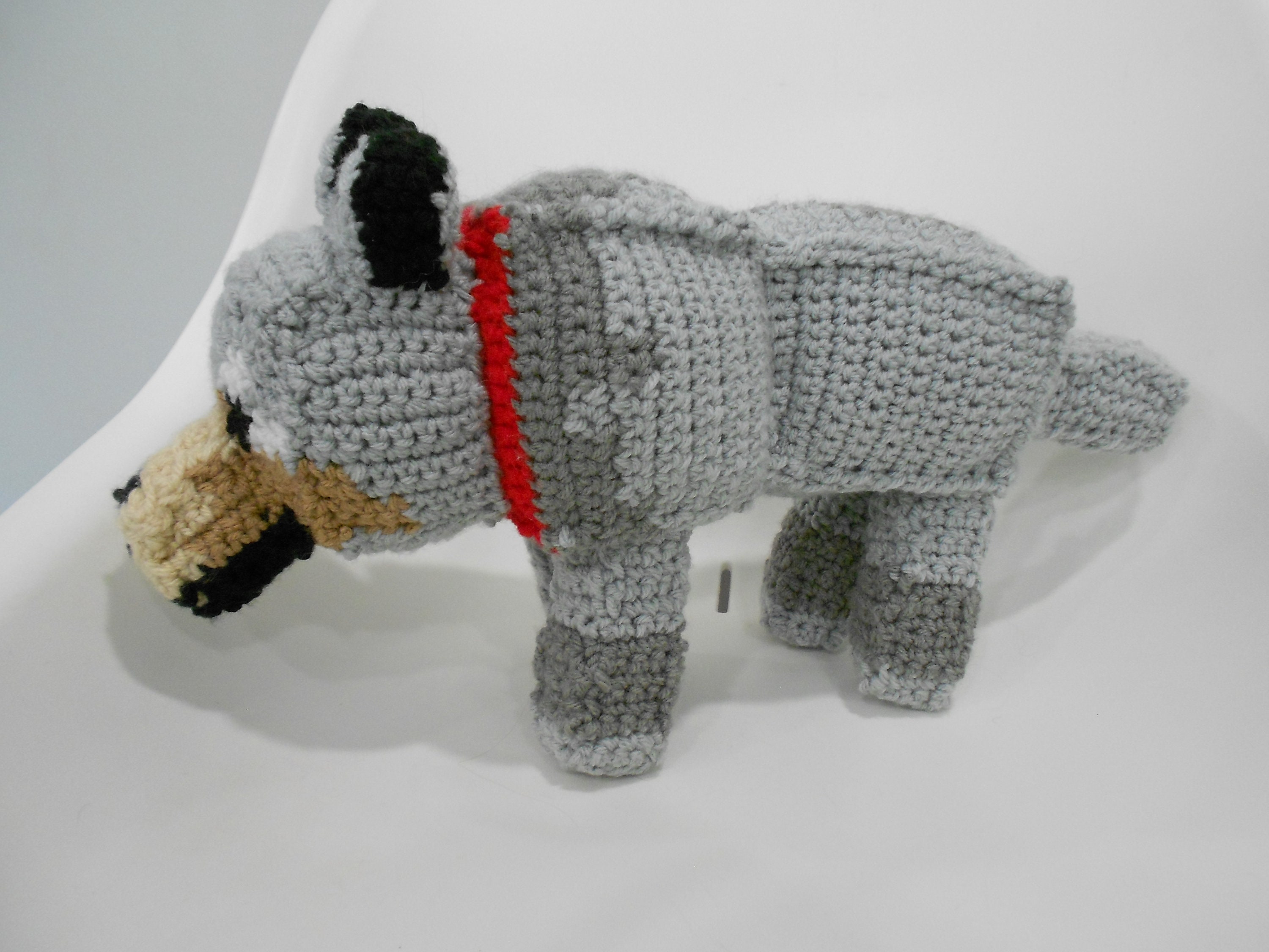 Video Game Pixelated Wolf Crochet Pattern - Etsy