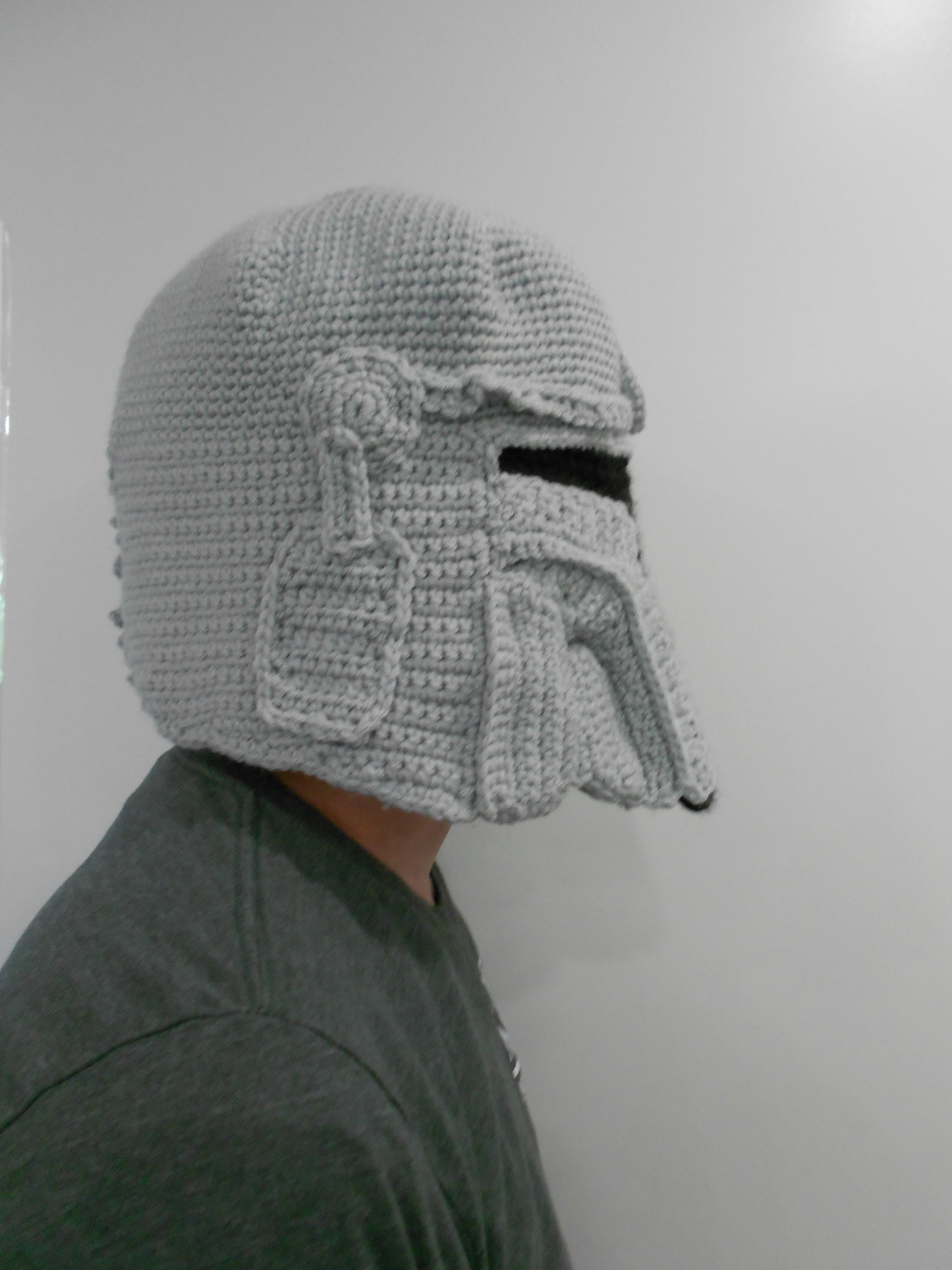 Mandalorian-inspired Helmet Crochet Pattern - Etsy