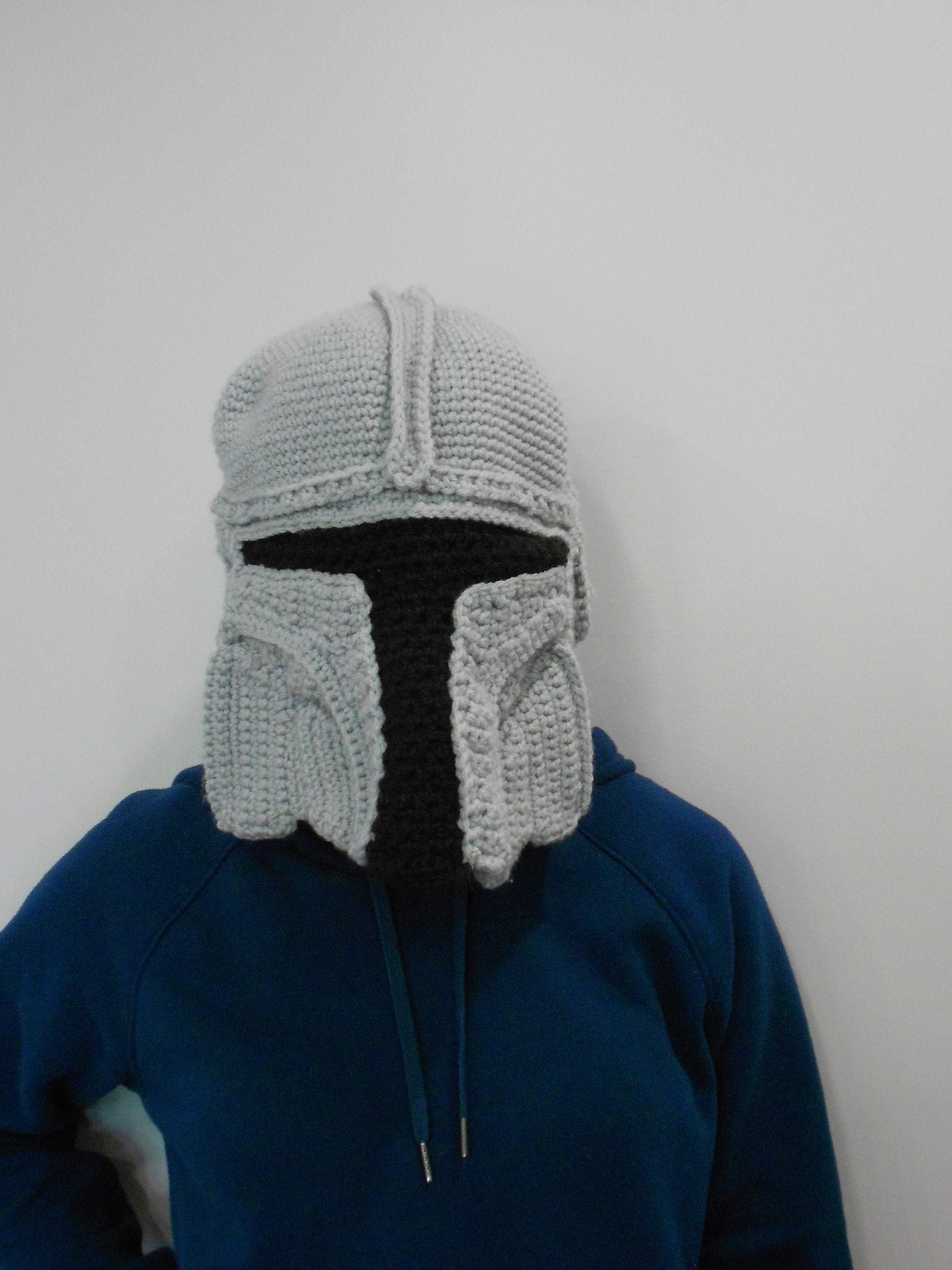 Mandalorian-inspired Helmet Crochet Pattern - Etsy