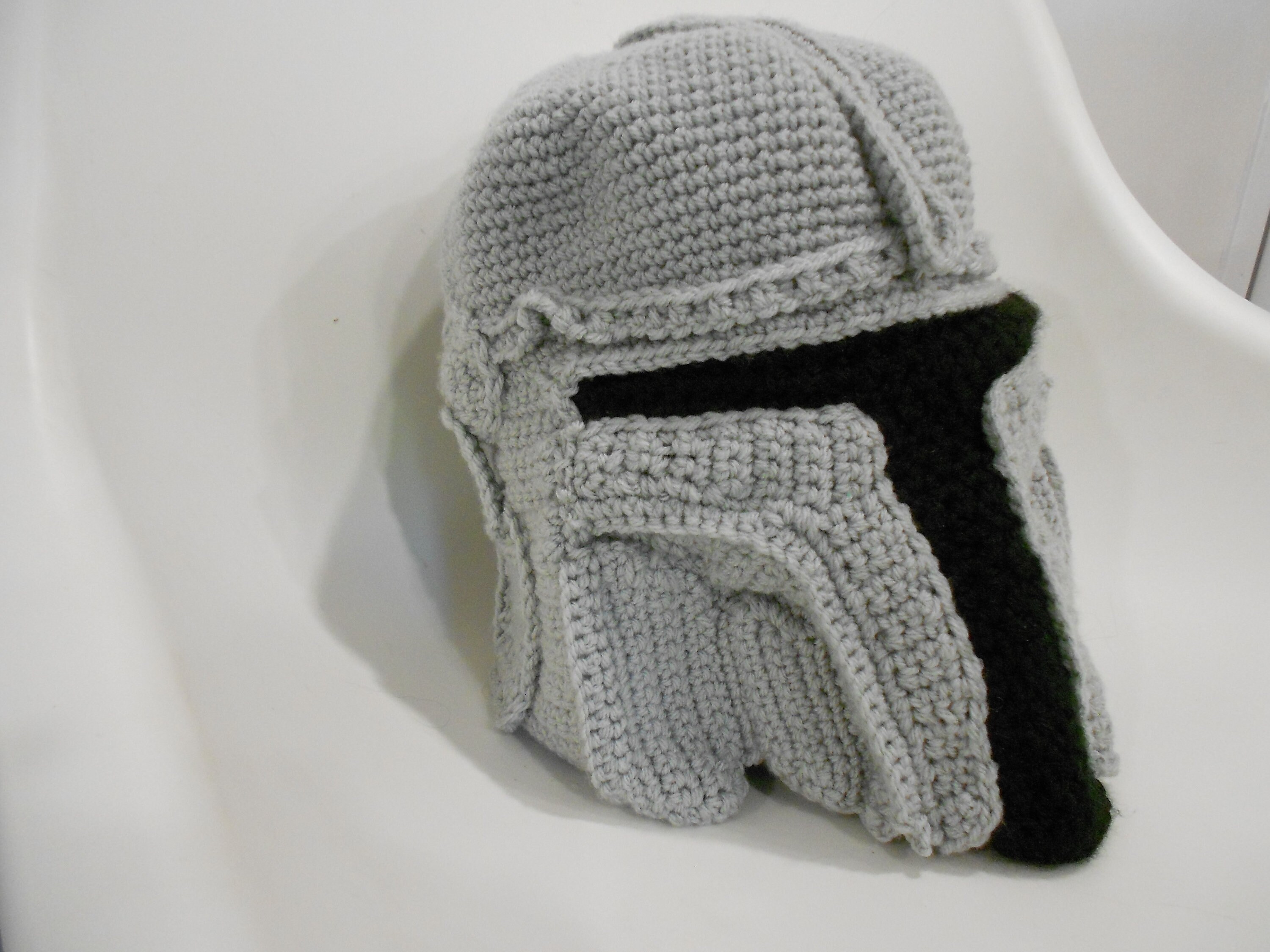 Mandalorian-inspired Helmet Crochet Pattern - Etsy