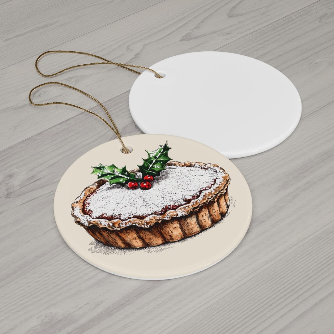 Regency-inspired Mince Pie Christmas Ornament, 4 Shapes - Etsy