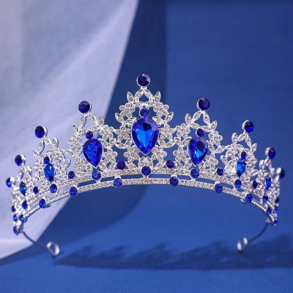Royal Blue Crown - Etsy