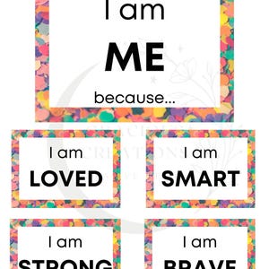 Affirmation Mirror Cards Instant Download - Etsy