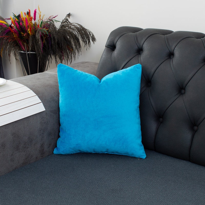 Turquoise Cushion - Etsy