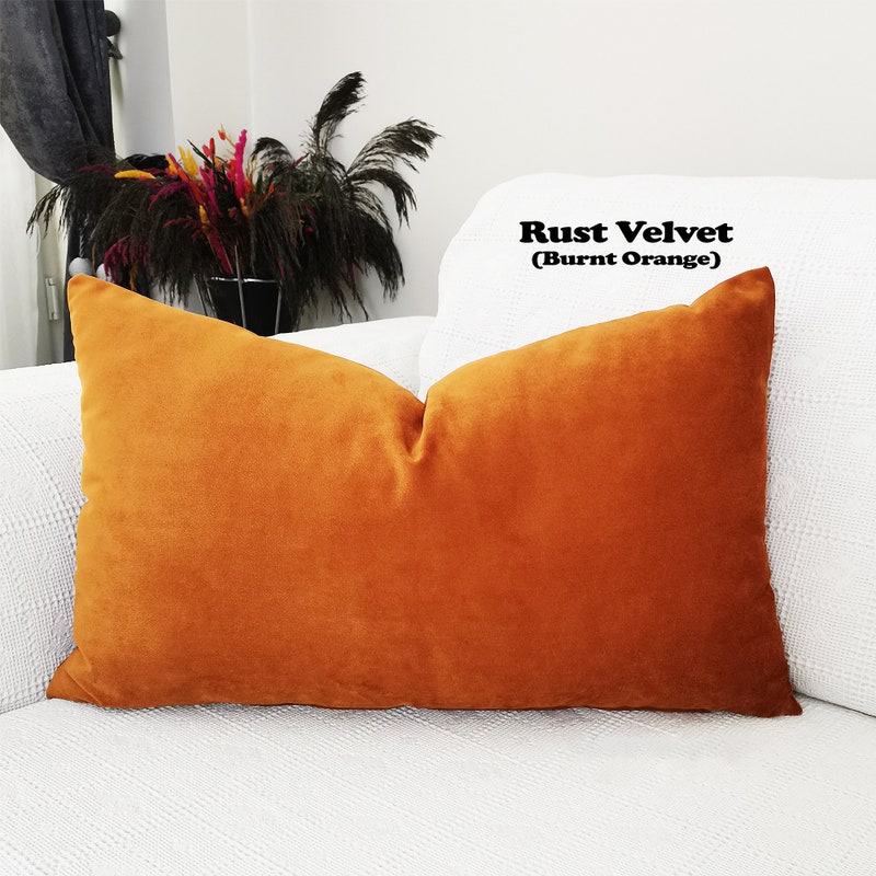 Burnt Orange Cushion - Etsy Australia