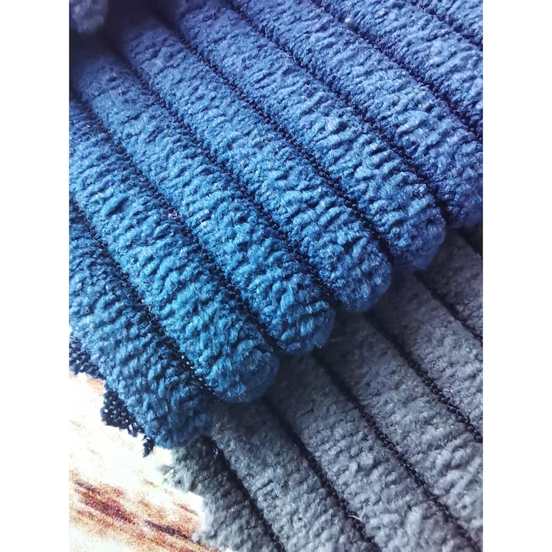 Corduroy Velvet Upholstery Fabric, 55" Ribbed Corduroy Velvet Fabric by ...