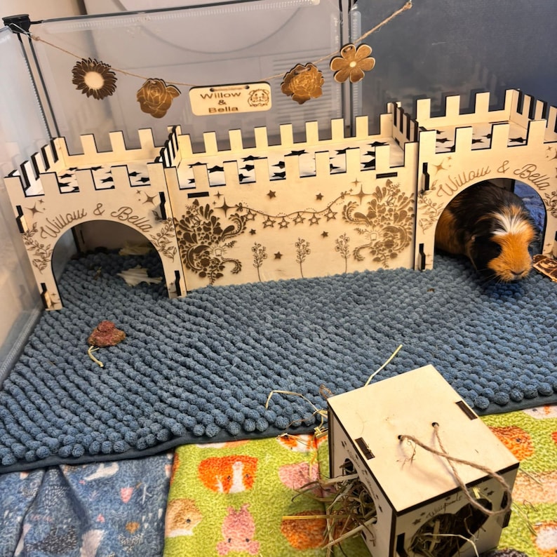 Guinea Pig Low Castle Kit - Formaldehyde Free, Non Toxic, This Castle ...