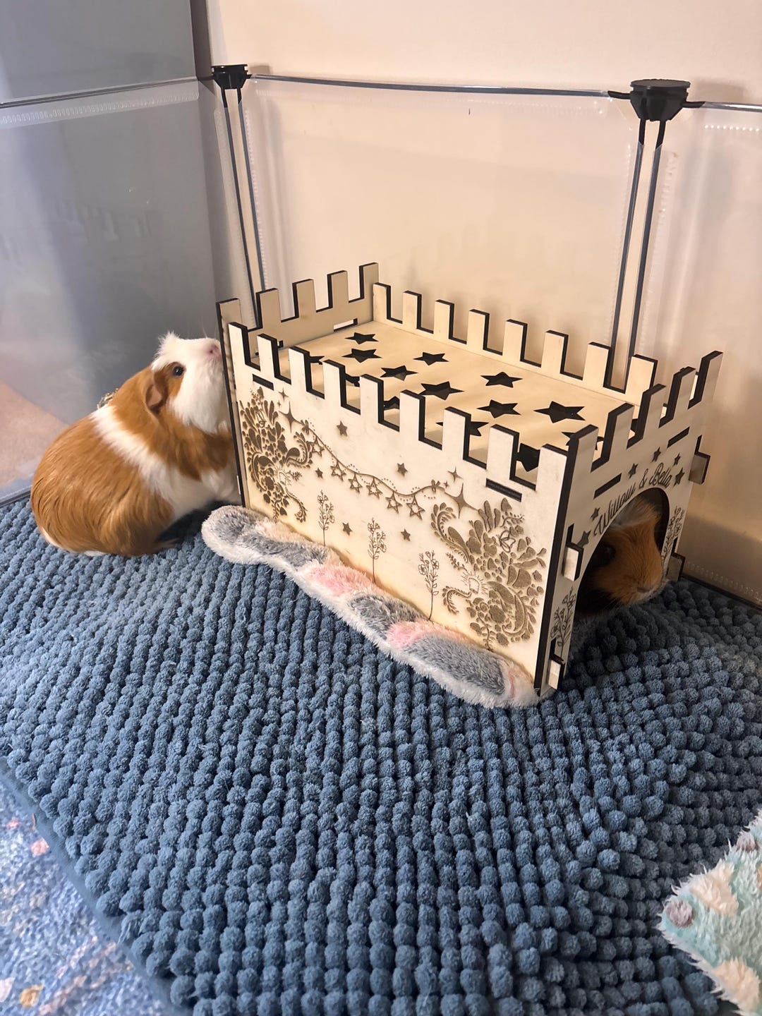 Guinea Pig Low Castle Kit Tunnel - Formaldehyde Free, Non Toxic, This ...