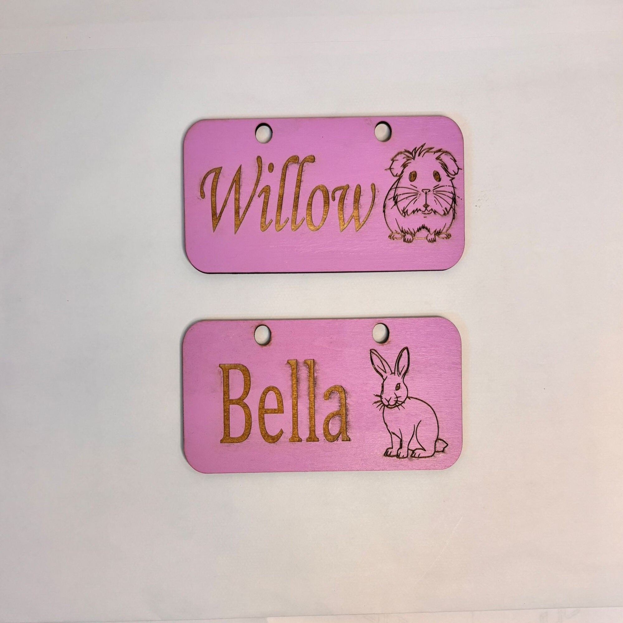 Personalised Rabbit, Name Sign - Standard or Formaldehyde Free Plywood ...