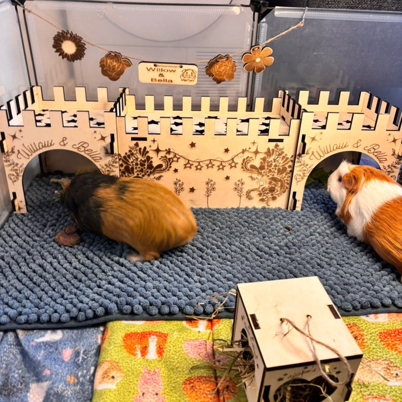Guinea Pig Low Castle Kit - Formaldehyde Free, Non Toxic, This Castle ...