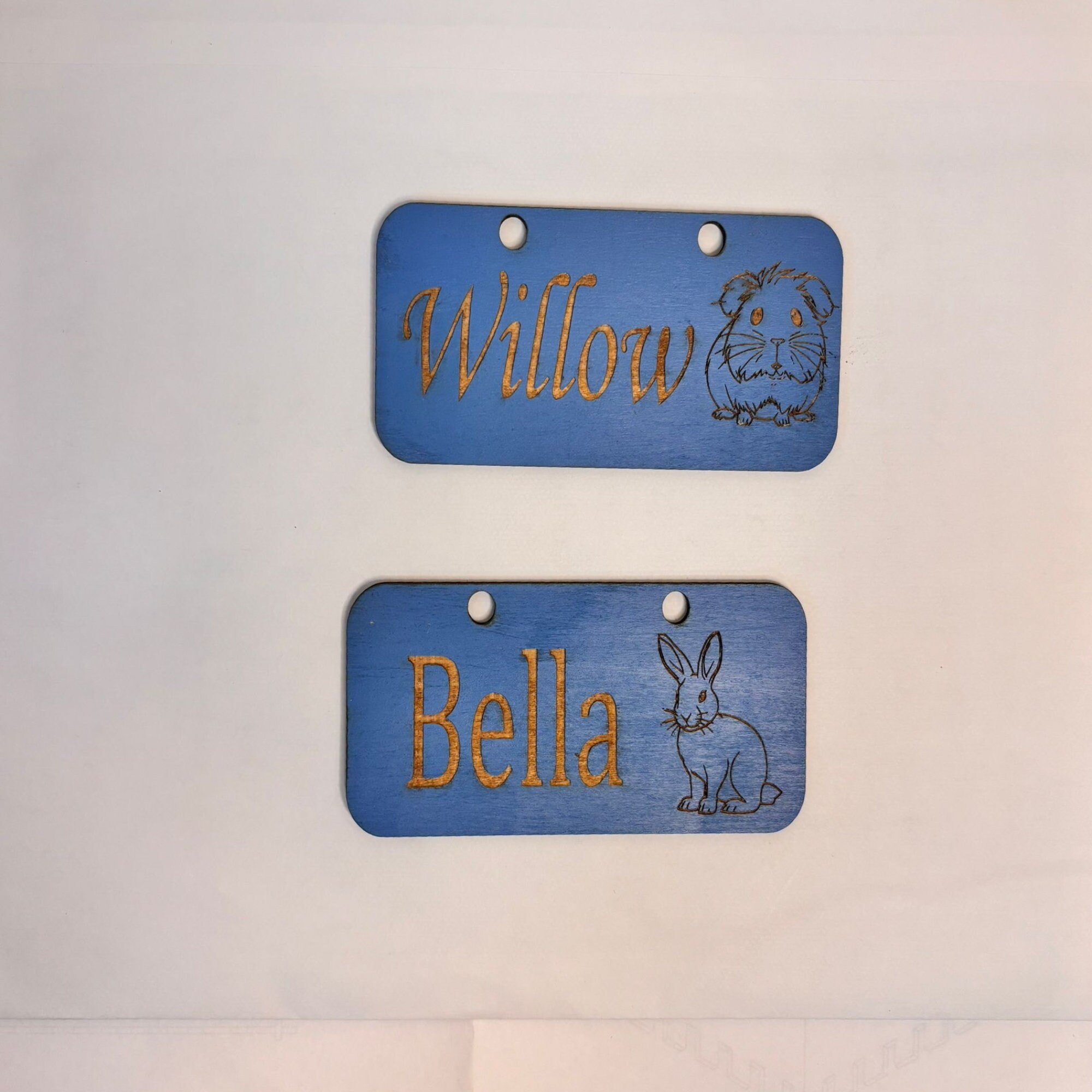 Personalised Rabbit, Name Sign - Standard or Formaldehyde Free Plywood ...