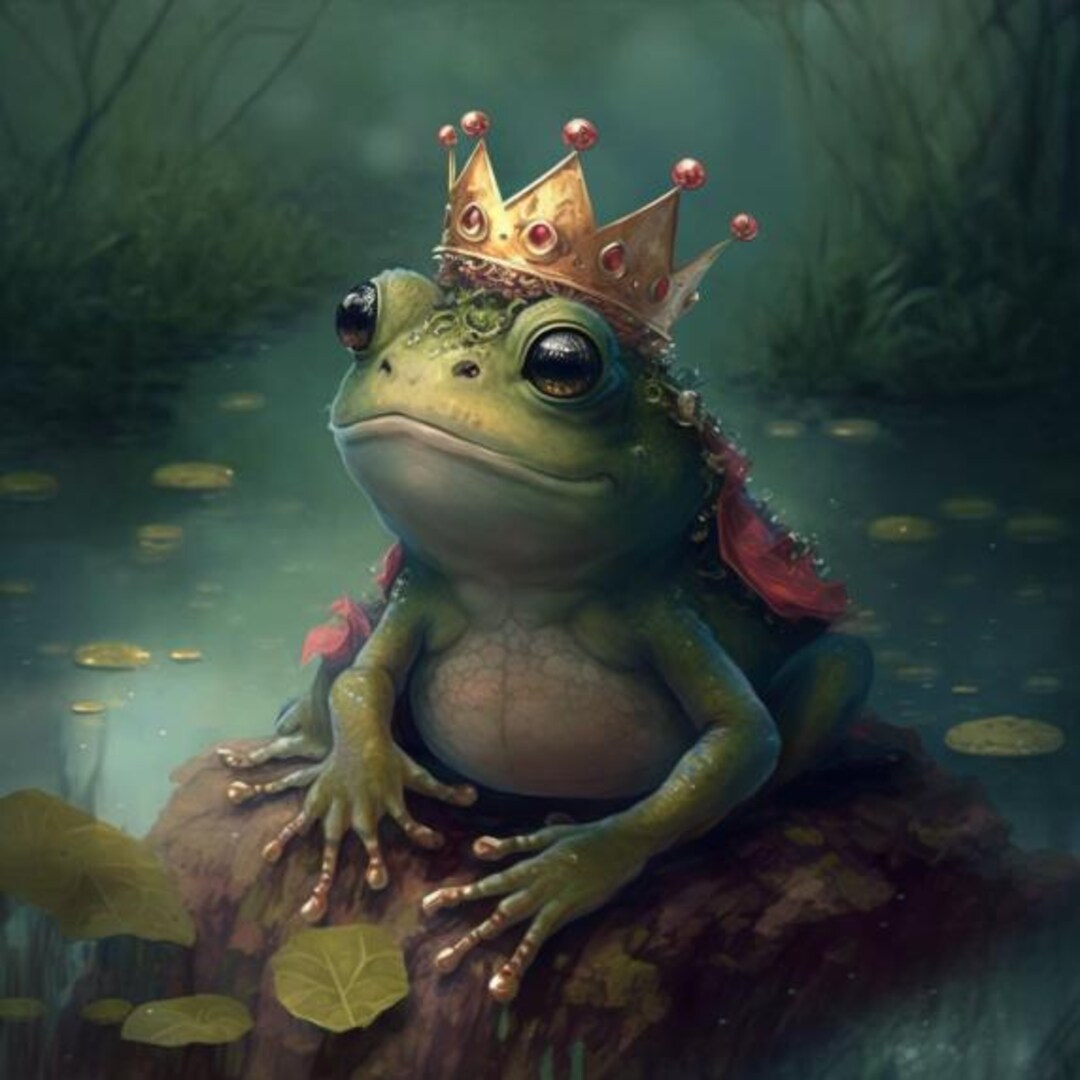 The Frog Prince – Enchanted Forest Fantasy Printable Wall Art – Instant ...