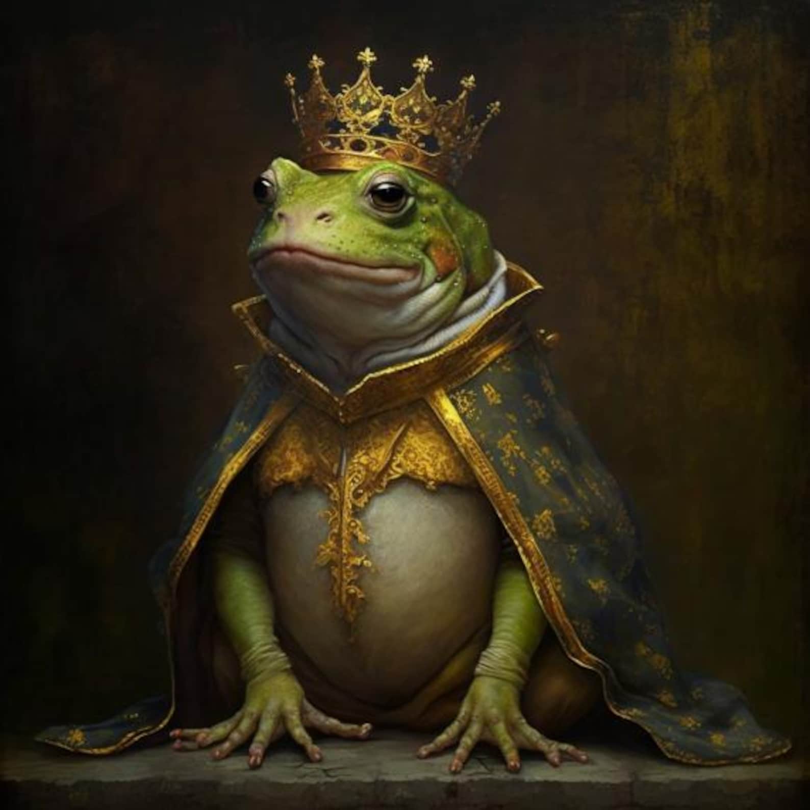 The Frog Prince – Enchanted Forest Fantasy Printable Wall Art – Instant ...
