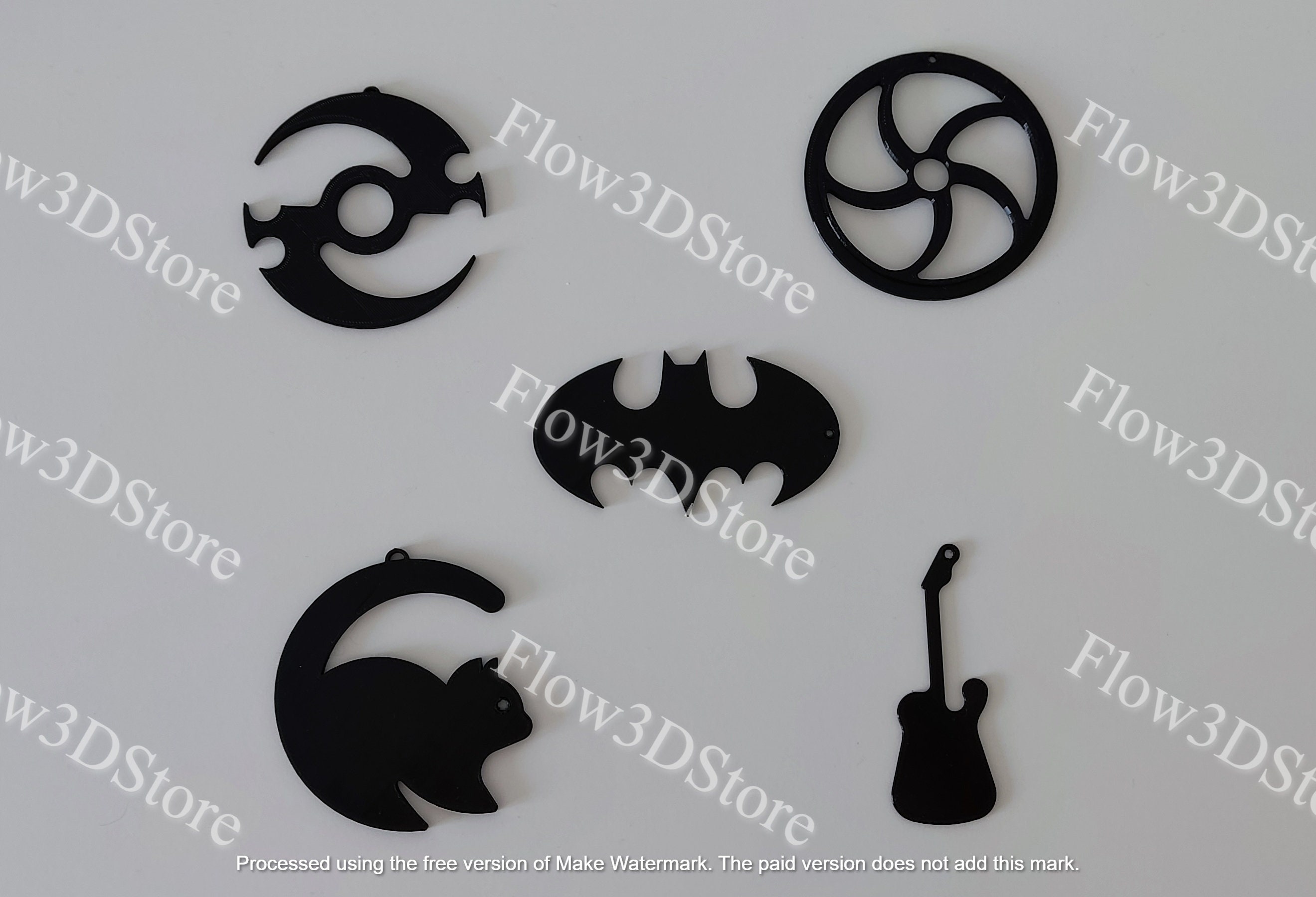 5 Special Keychain Model in 1 Stl Files - Etsy