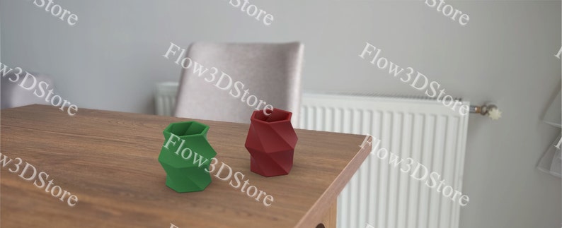 Modern Helical Planter 3D Print STL File - Etsy