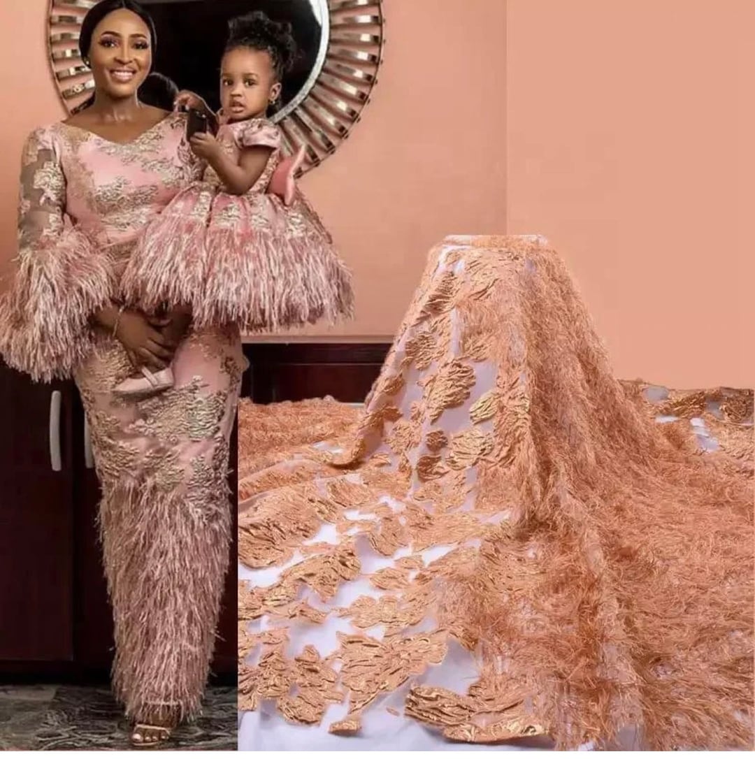 Embroidery Brocade Fabric for Women New. Wedding Brocade Lace Fabric ...