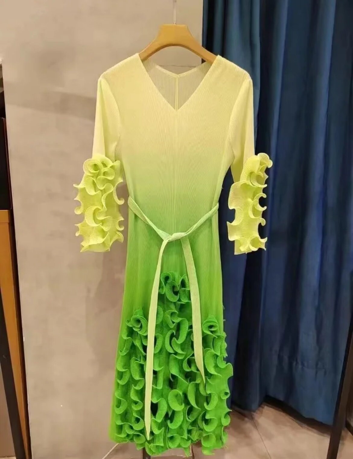 Miyake Dress - Etsy