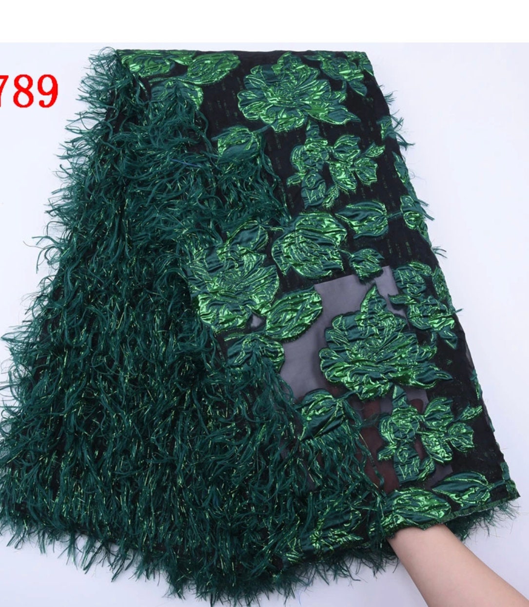 Embroidery Brocade Fabric for Women New. Wedding Brocade Lace Fabric ...