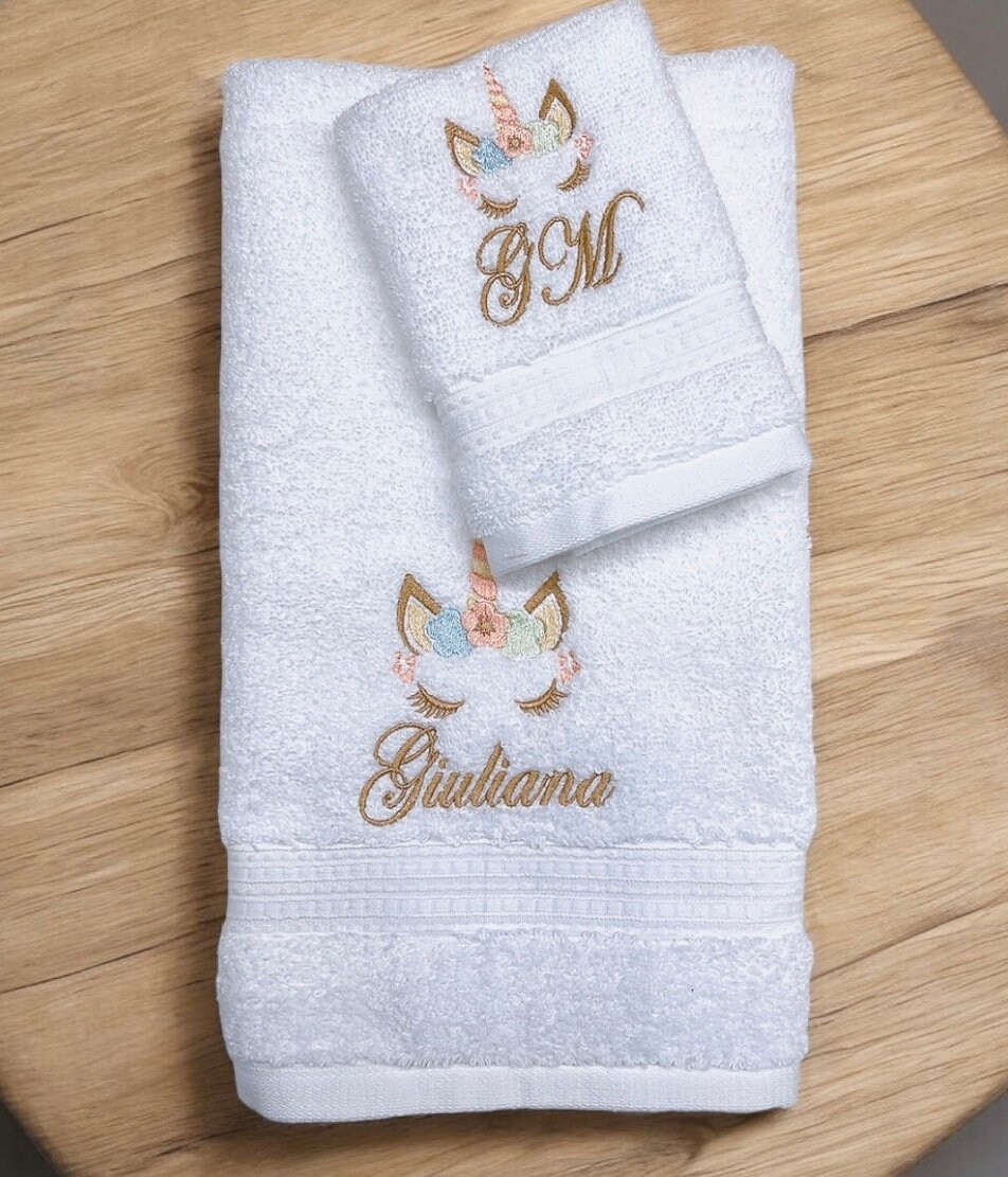 Personalized Bath Towel, Embroidered Towel, Monogrammed Bath Towel ...