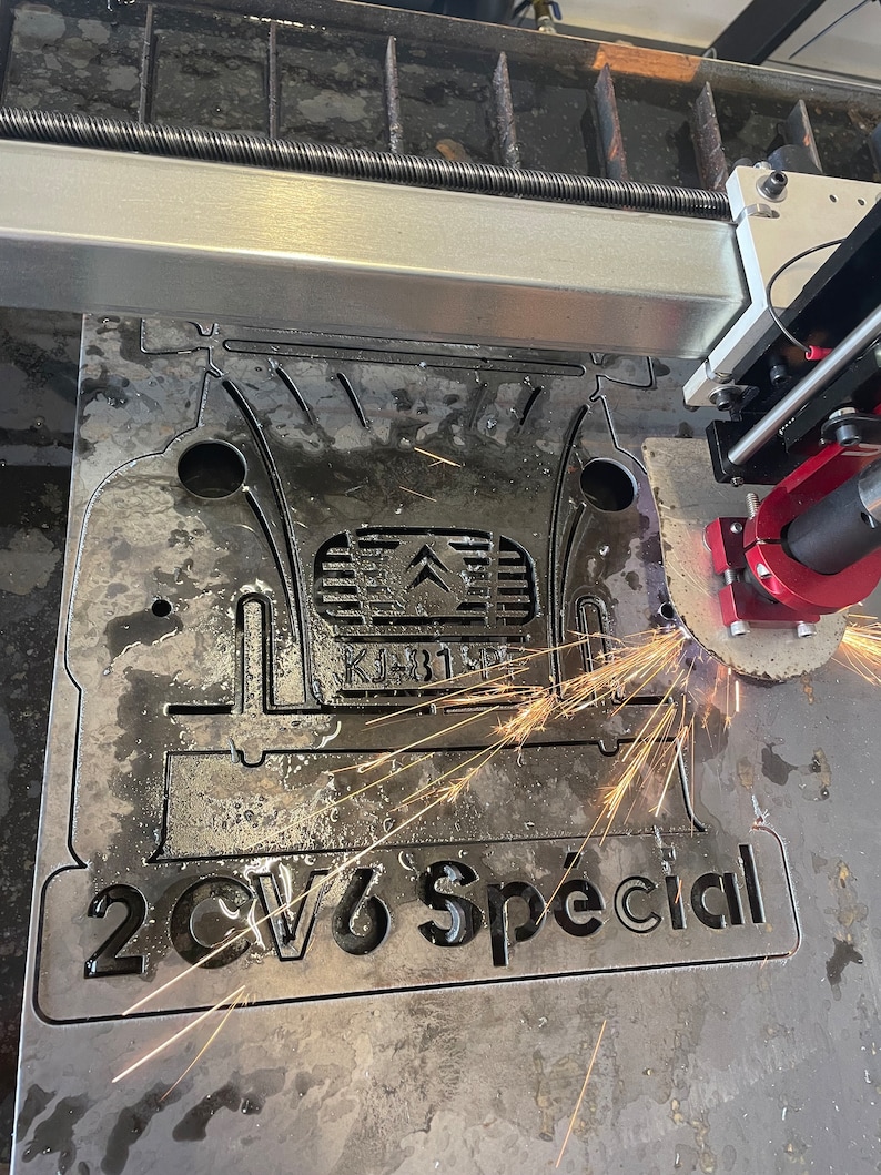 2CV Citroën Car DXF File CNC Plasma & Laser Cutting - Etsy