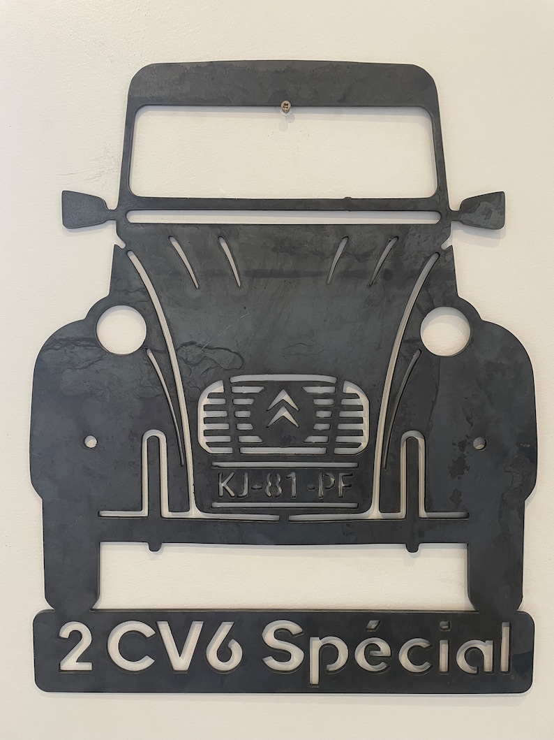 2CV Citroën Car DXF File CNC Plasma & Laser Cutting - Etsy