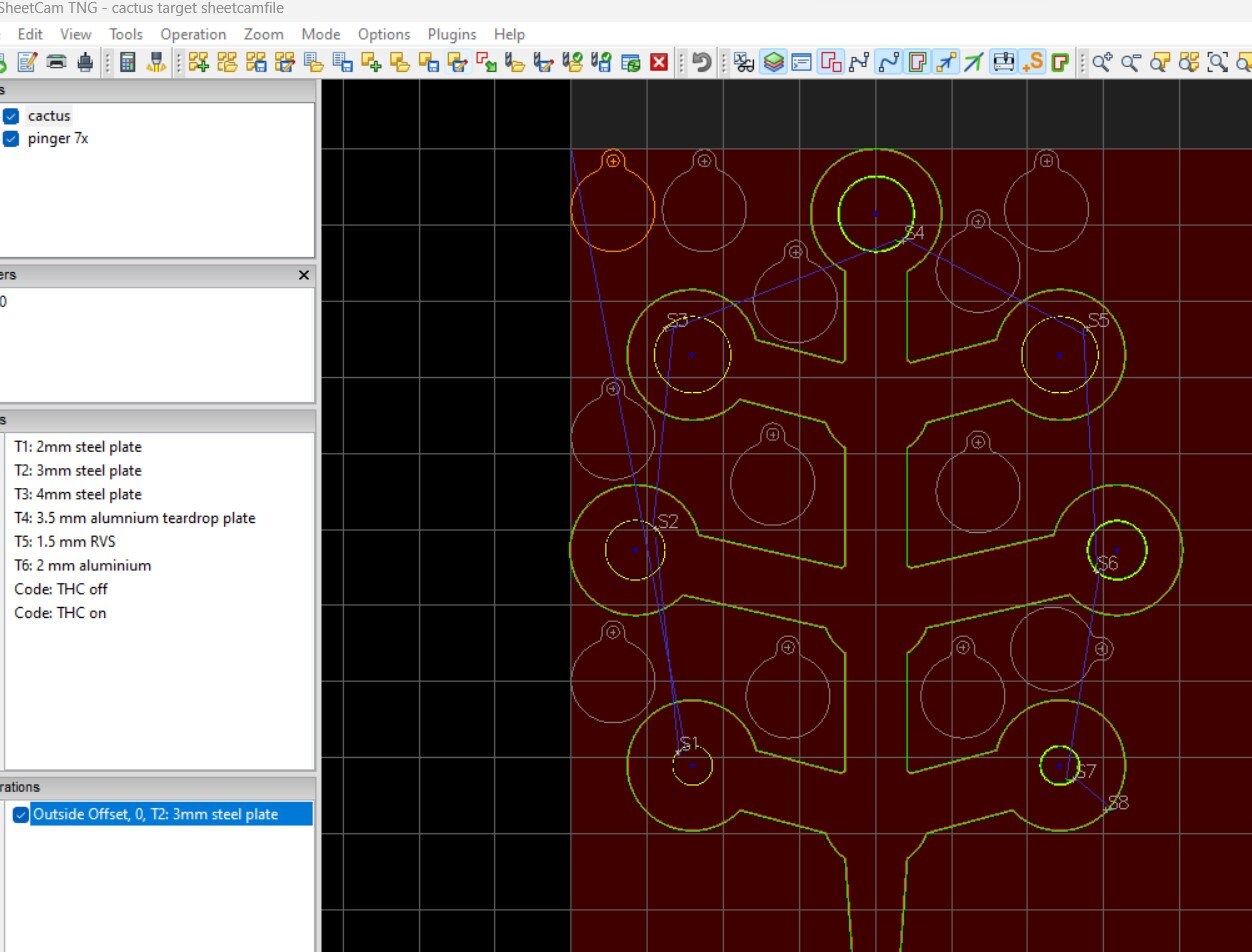 Air Gun Shooting Target Design. DXF Cut Files for CNC Plasma or Laser ...