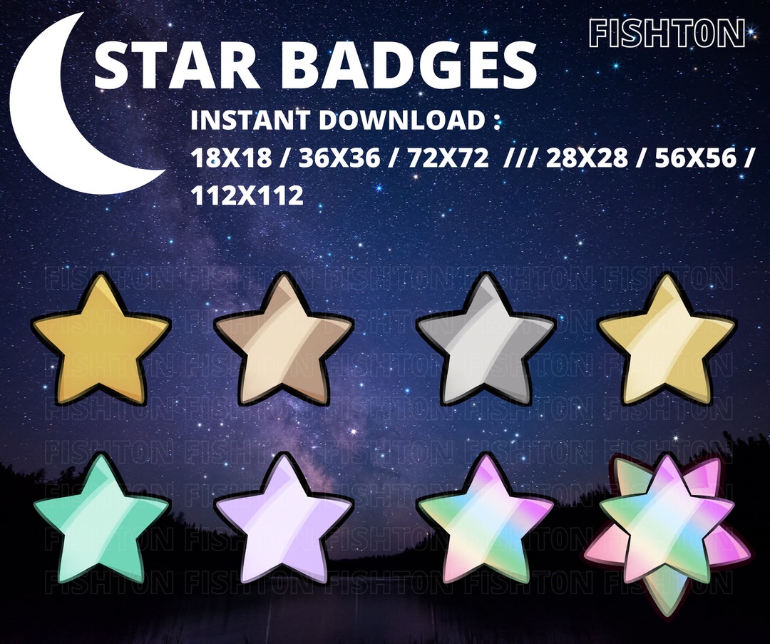 Star Subscription's Badges - Etsy