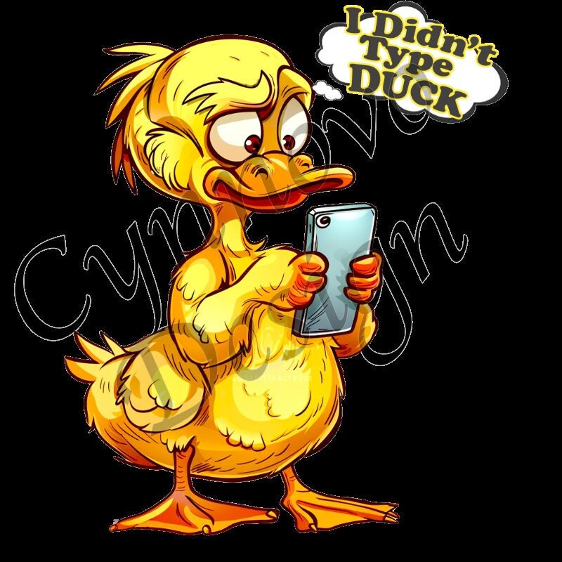 Duck Confusion Collection | 5 PNG Images for Do-it-yourself Crafts ...