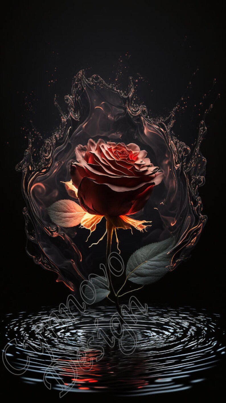 Mystical Roses | Enveloped in Water & Smoke | Amazing Floral Artistry ...