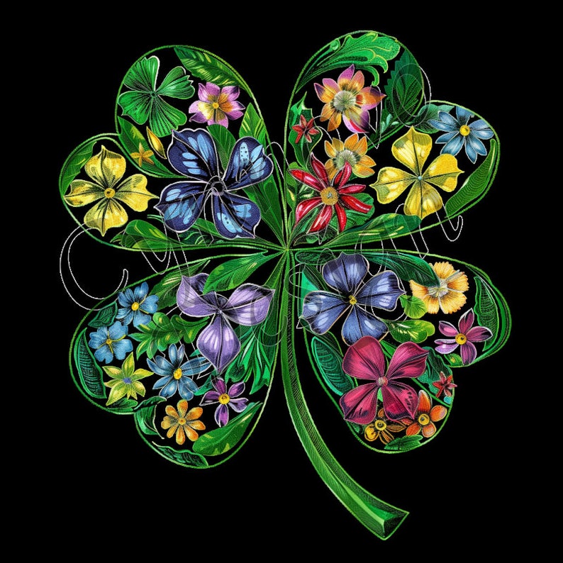 St. Patrick's Day Shamrocks | 5 Png's | DIY Crafts, Artwork or Print ...