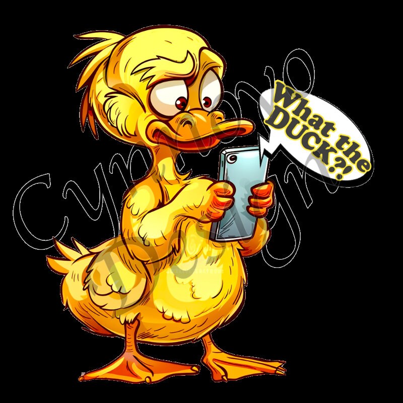 Duck Confusion Collection | 5 PNG Images for Do-it-yourself Crafts ...