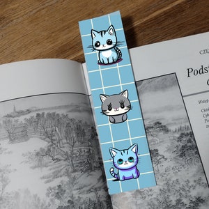 Cute Kawaii,manga,anime Bookmark Design Bundle Sized 2"x8" Instant ...
