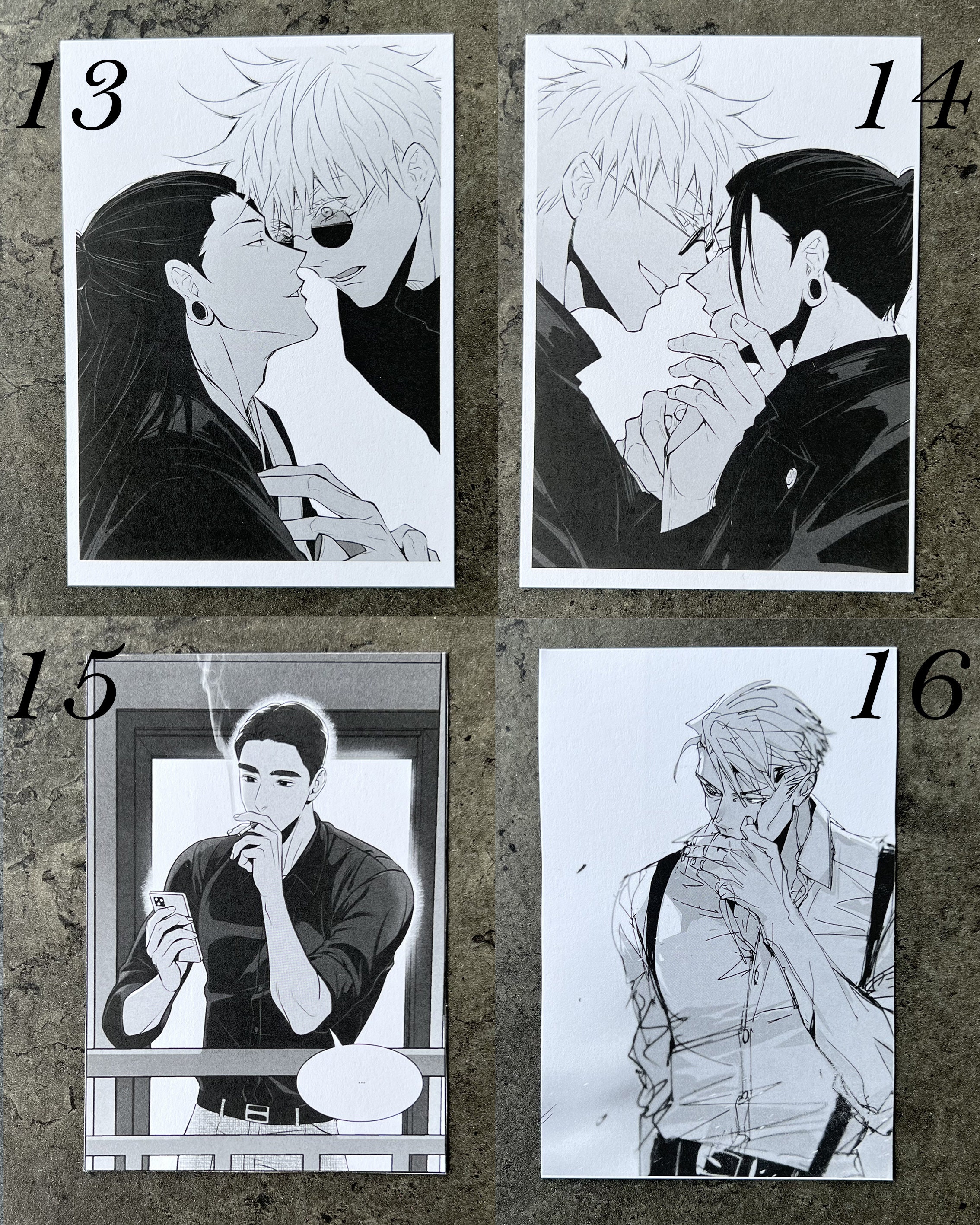 Yaoi Cards BL Manhwa Manga Postcard 19 Days Pearl Boy Green - Etsy UK