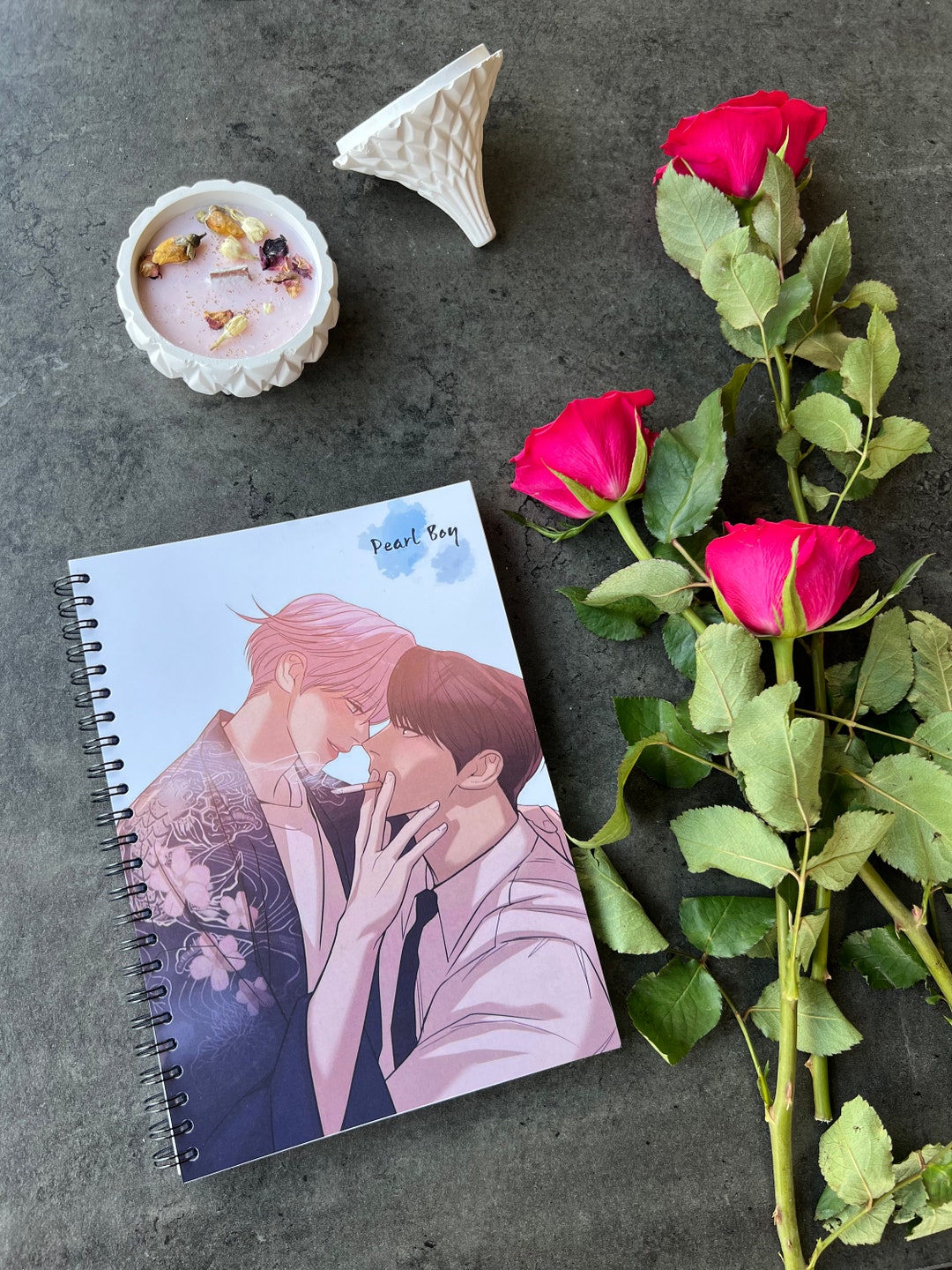 BL Notebook Pearl Boy Dooshik Yaoi Manhwa A5 Journal Matte 150 Lined ...
