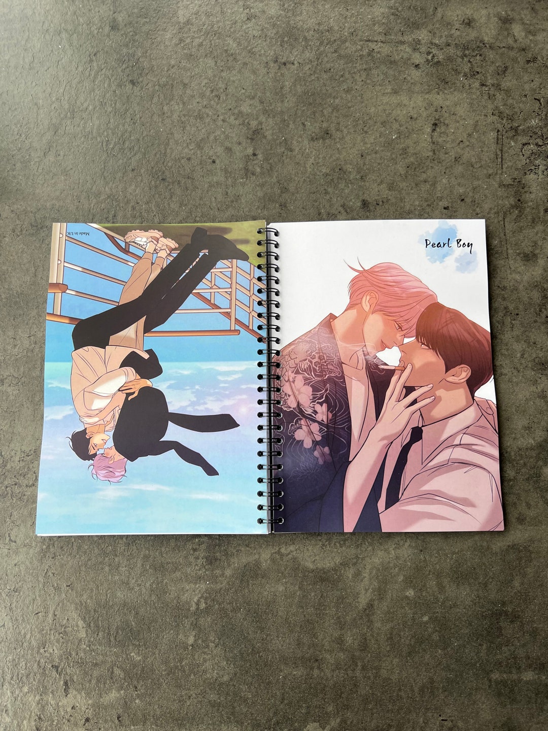 BL Notebook Pearl Boy Dooshik Yaoi Manhwa A5 Journal Matte 150 Lined ...