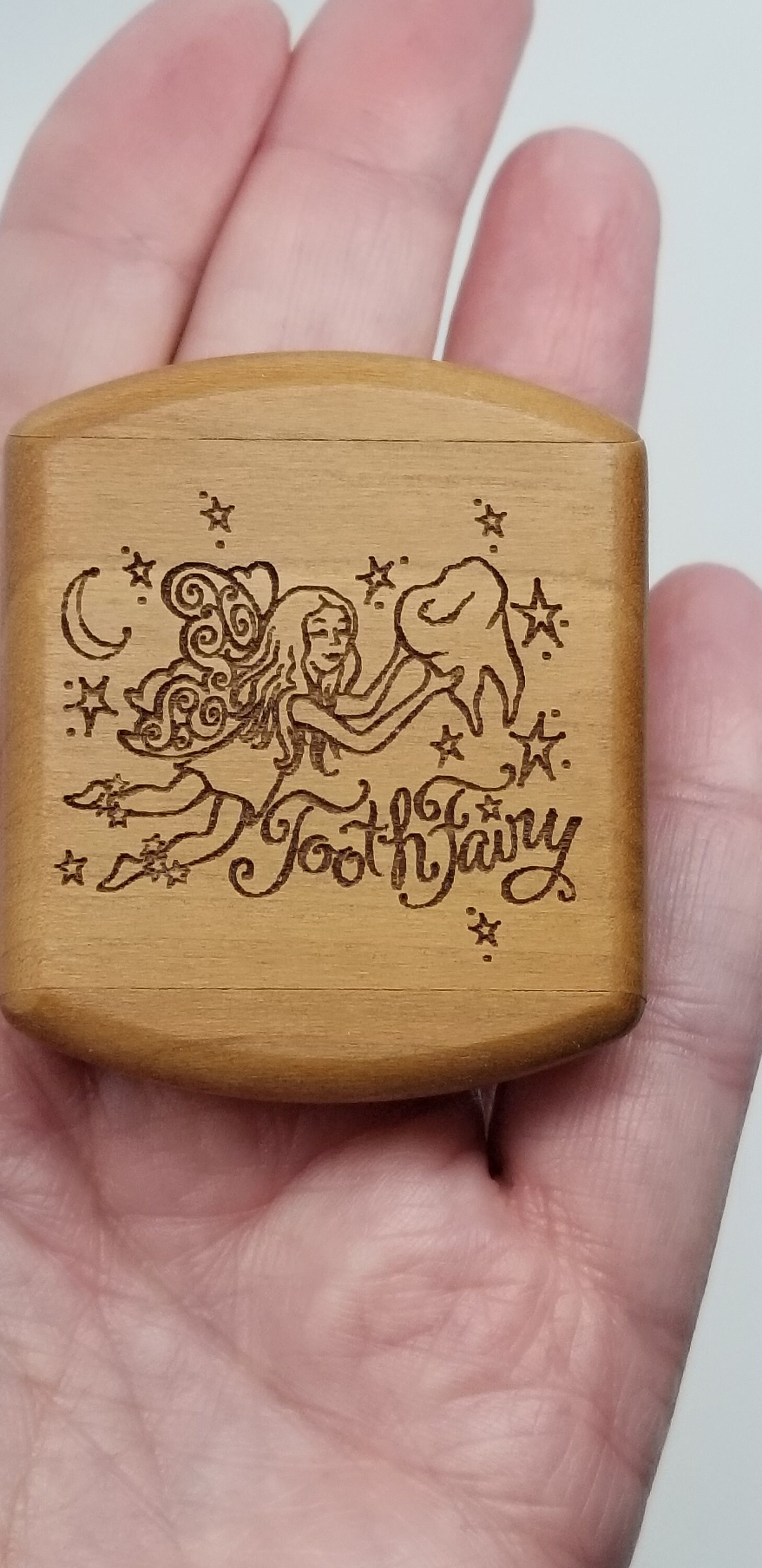 Wood Tooth Fairy Secret Box - Etsy