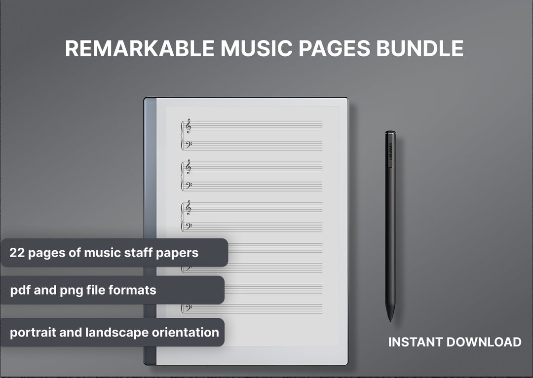Remarkable 2 Ultimate Music Templates Bundle: Digital Sheet Music for ...
