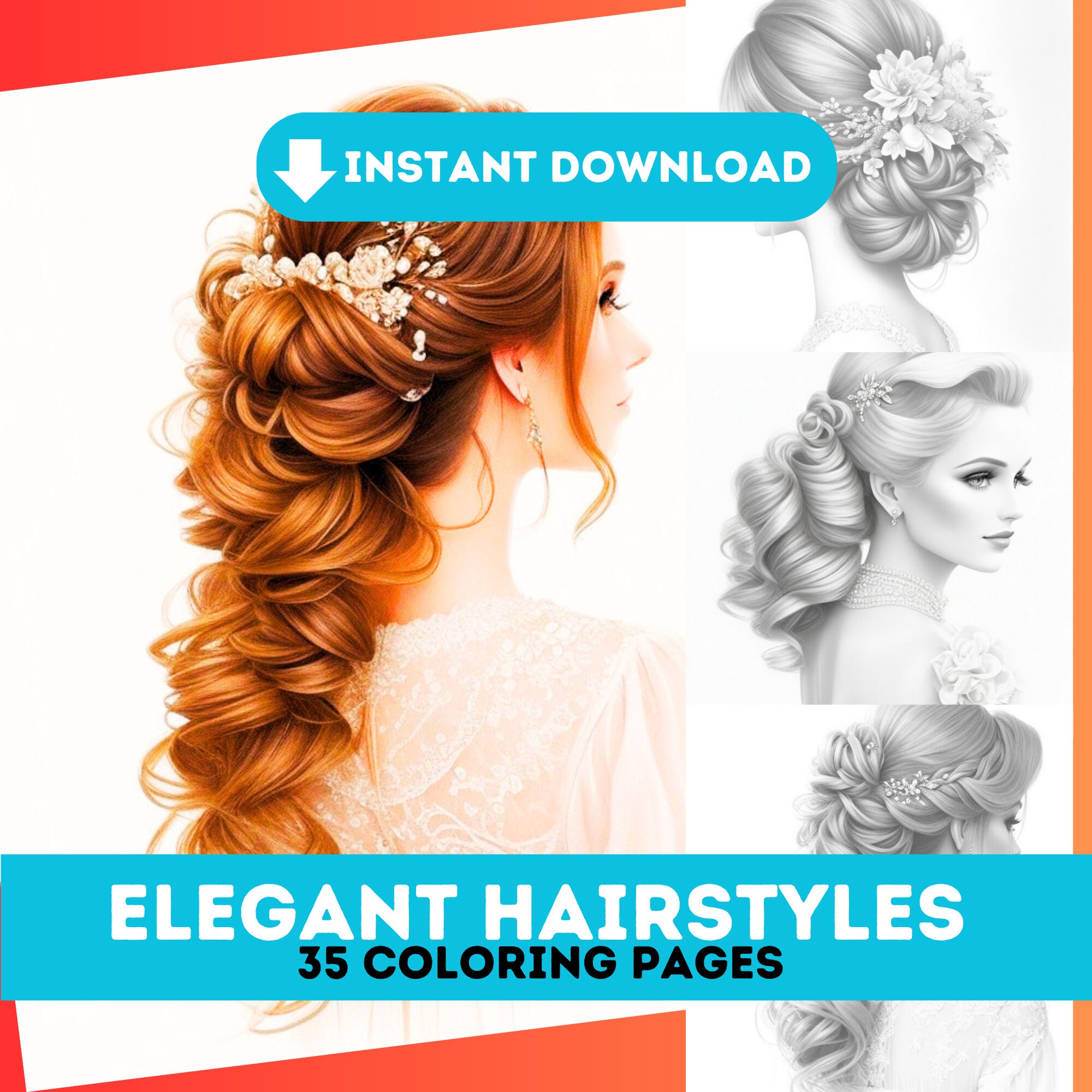 50 Elegant Hairstyle Grayscale Coloring Pages Gorgeous Hairstyle Inspo ... 50 Elegant Hairstyle Grayscale Coloring Pages Gorgeous Hairstyle Inspo ...