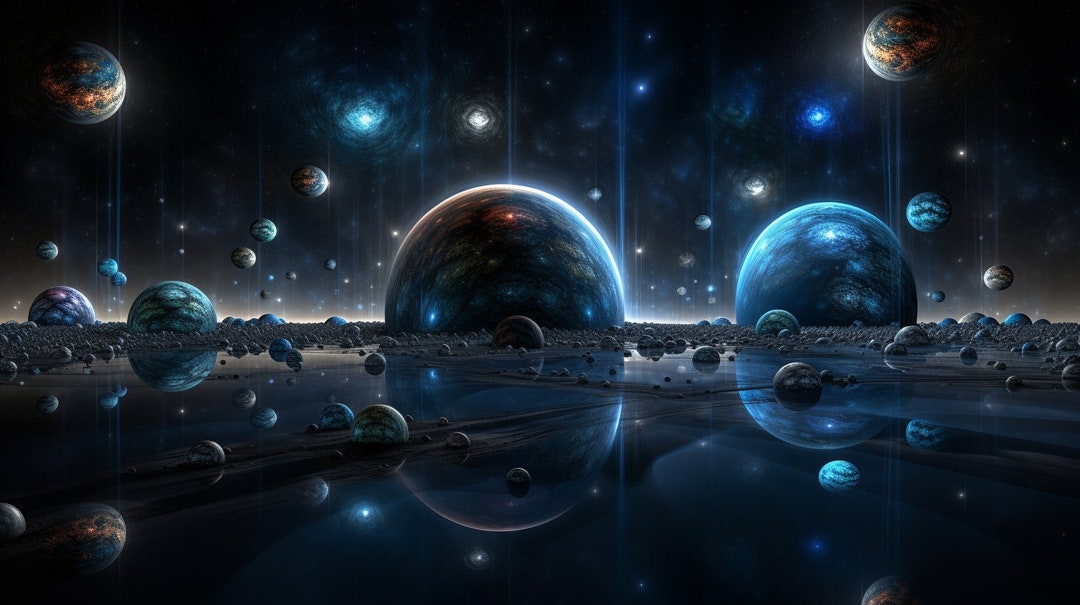 Multiverse and Space Desktop Background Digital Download - Etsy
