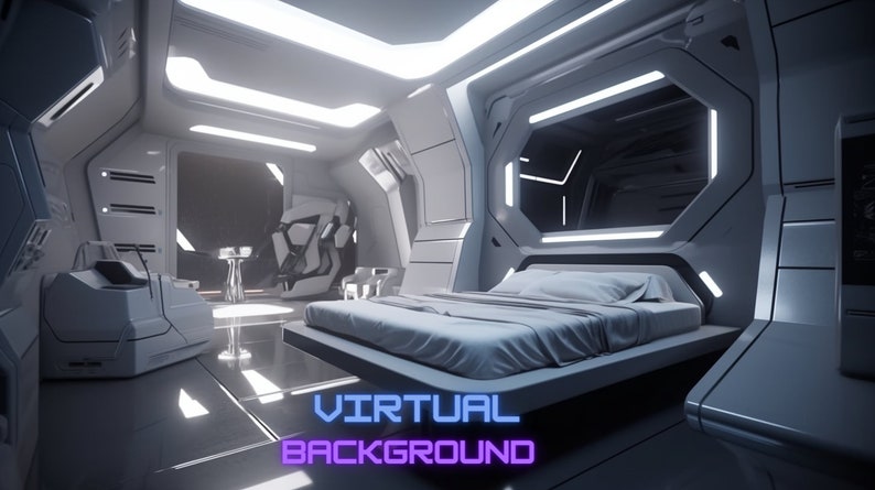 A Futuristic Design for a Modern Bedroom (pack of 2) | Virtual ...