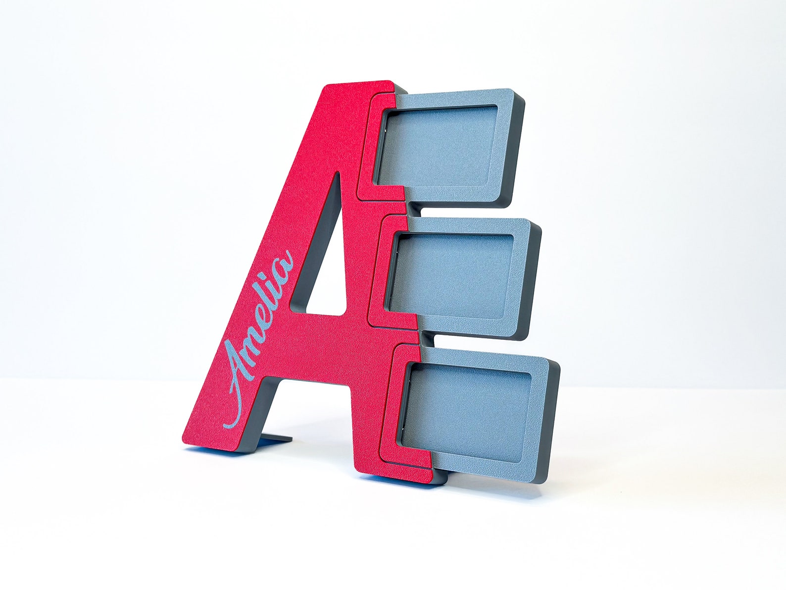 3D Letter, Personalized Photo Frame, Freestanding Letter, Nursery Wall ...