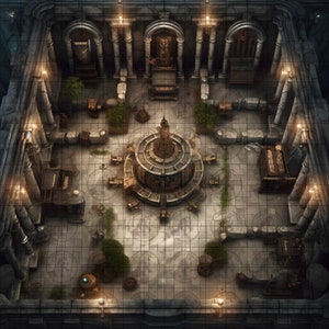 Dungeon Rooms Maps, Dnd Battle Map, D&D, Battlemap, Dungeons and ...