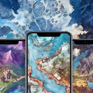 Maps of Forgotten Lands, Forests, Mountains, Valleys, Canyons, Dnd ...
