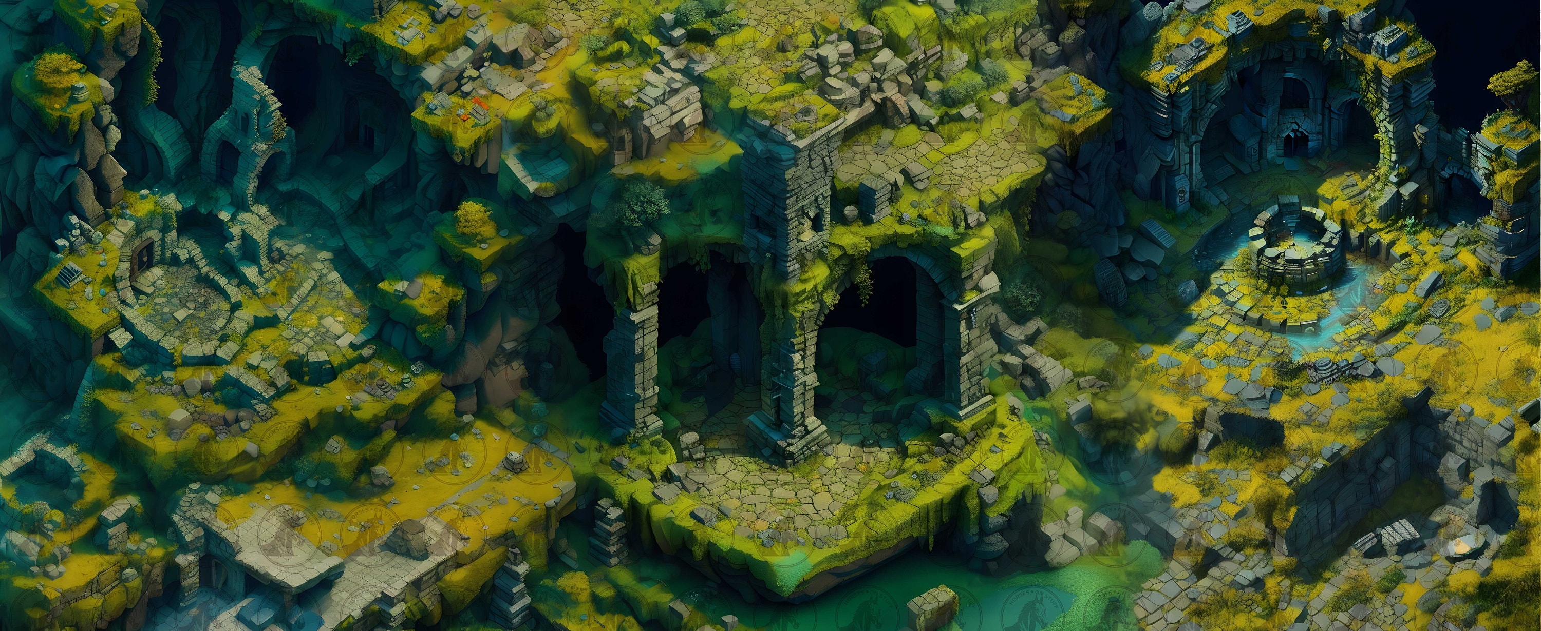 Enchanted Forrest Maps, Dnd Battle Map, D&D, Battlemap, Dungeons and ...