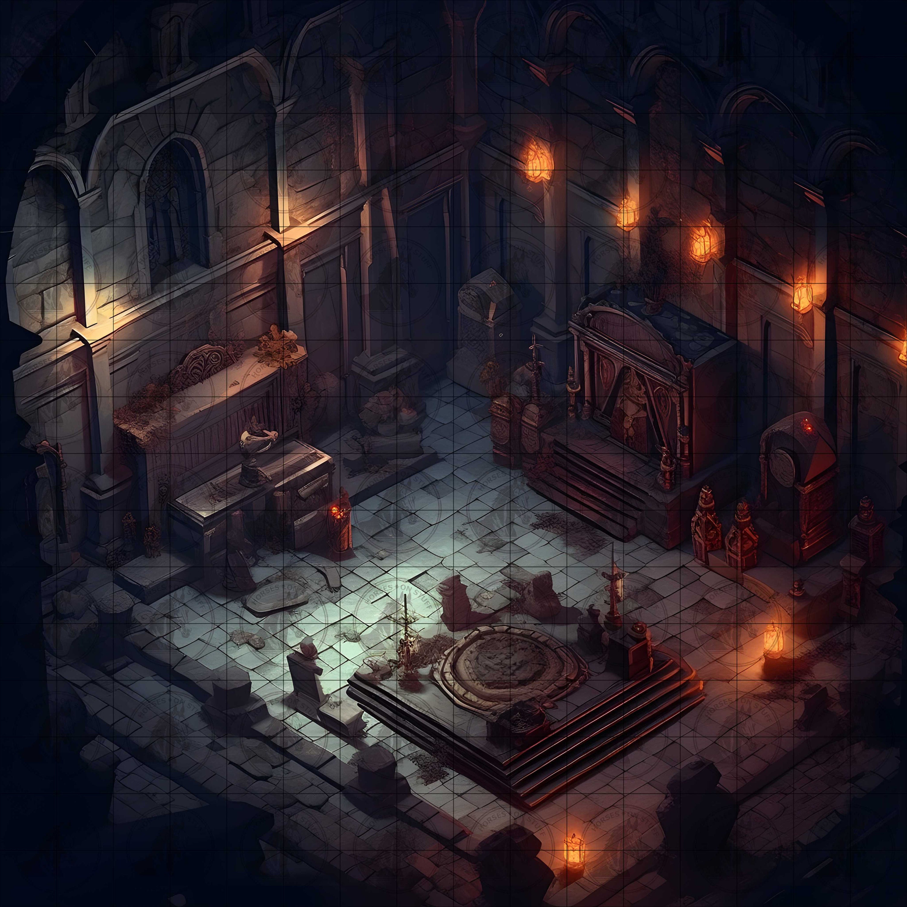 Magical Temple, Cathedral Altar Maps, Dnd Battle Map, D&D, Battlemap ...