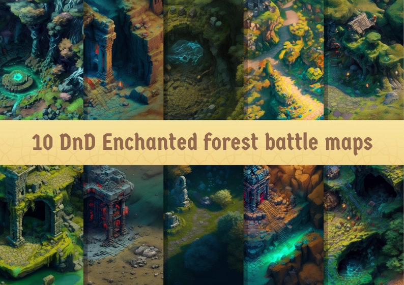 Enchanted Forrest Maps, Dnd Battle Map, D&D, Battlemap, Dungeons and ... Enchanted Forrest Maps, Dnd Battle Map, D&D, Battlemap, Dungeons and ...