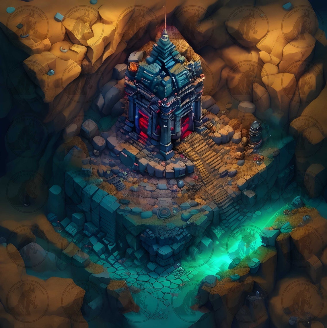 Enchanted Forrest Maps, Dnd Battle Map, D&D, Battlemap, Dungeons and ...