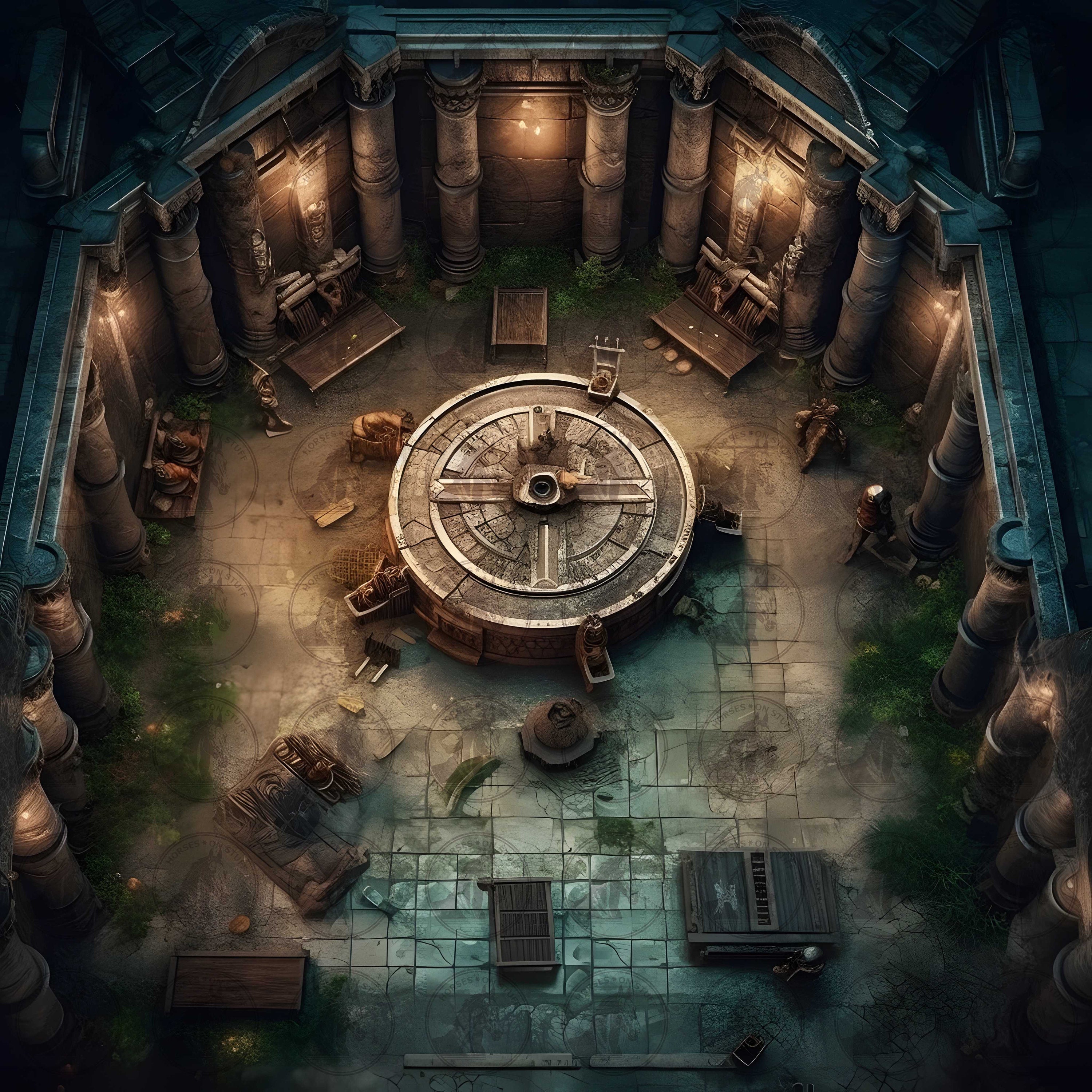 Dungeon Rooms Maps DnD Battle Map D&D Battlemap Dungeons - Etsy México